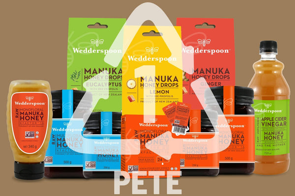 Guide: Wedderspoon PETE packaging sustainability | Manuka Honey Direct